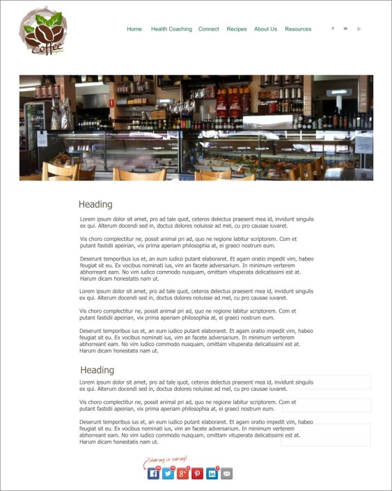 Inside Page Layouts | Web4business