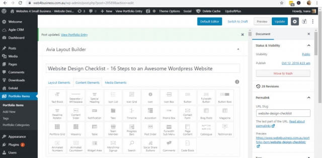 Website Design Checklist - 16 Steps to an Awesome Wordpress Website